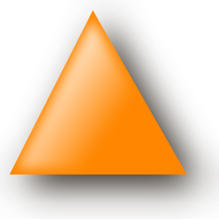 Orange Triangle Clip Art Image - ClipSafari