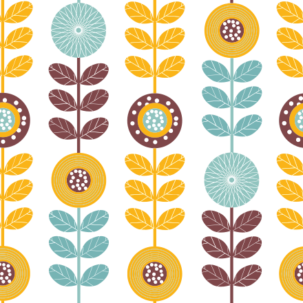 Seamless Colorful Floral Pattern Background Clip Art Image - ClipSafari