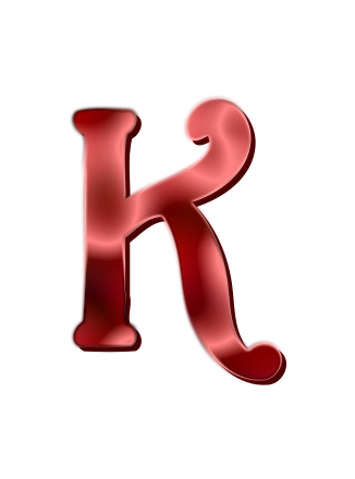 Red Letter K Clip Art Image - ClipSafari
