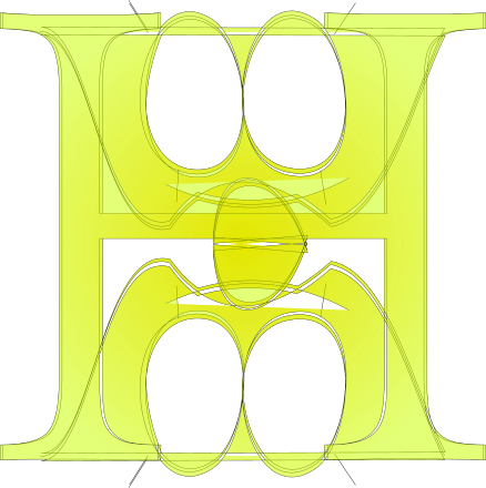 H-Shaped Design Clip Art Image - ClipSafari